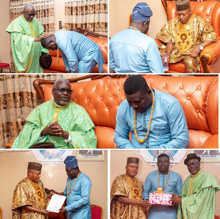 Geoffroy AKOSSOU nommé Directeur de Protocole de la FOPA - Les 4 VERITES