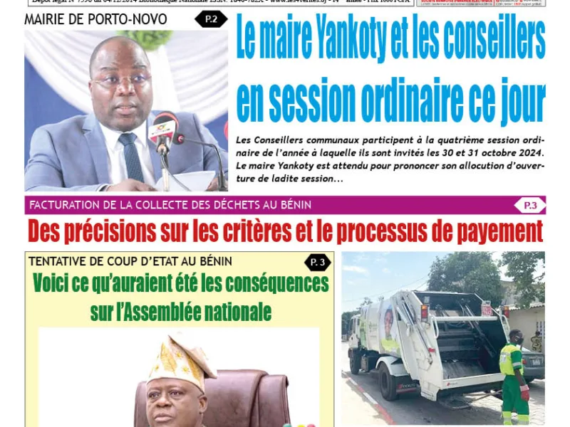 Il y a 31 ans au Bénin/Le rapport général de la conférence nationale de ...